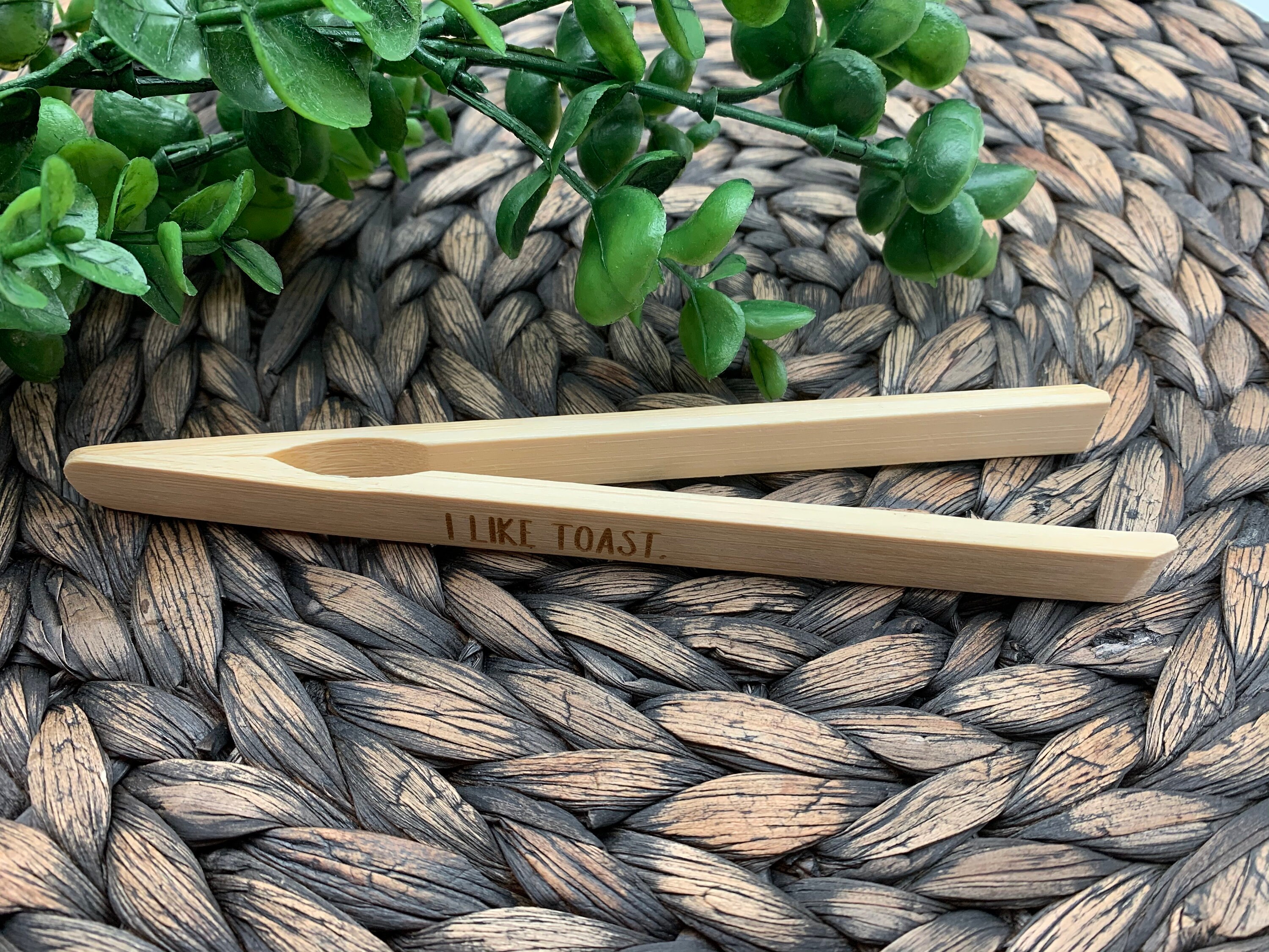 Personalized Engraved Toast Tongs | Etsy