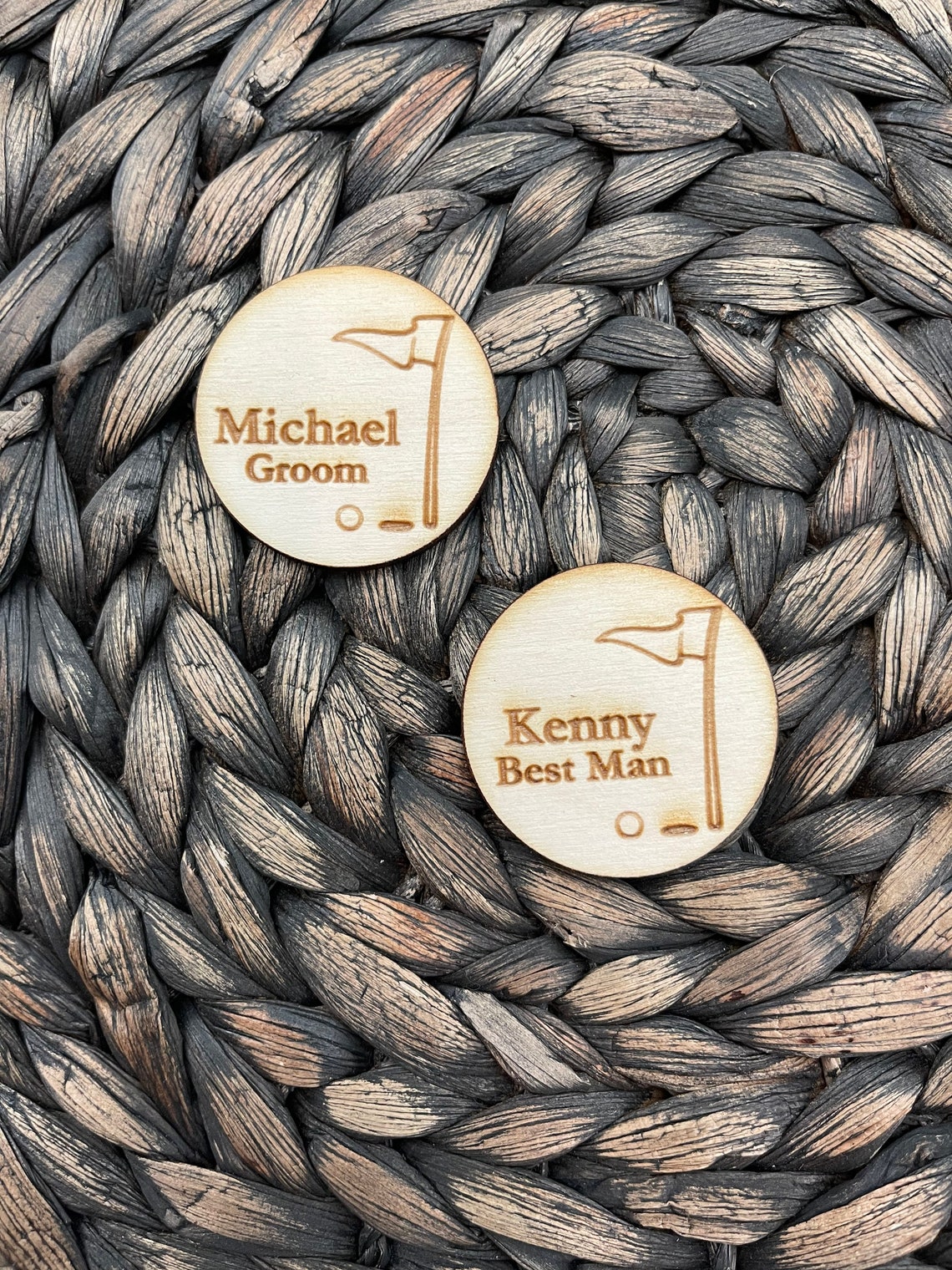 Golf Ball Marker, Engraved Personalized Ball Maker, Gifts for Golfer - Etsy
