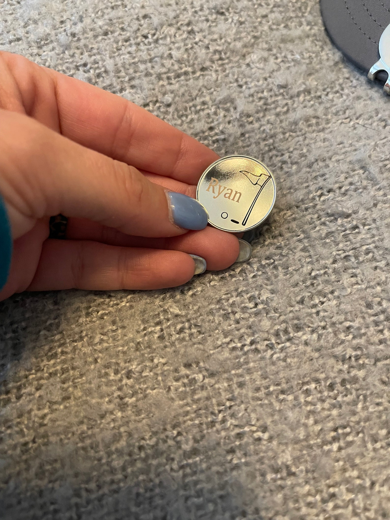 Magnetic Golf Ball Marker W/ Hat Clip, Engraved Personalized Ball Maker ...