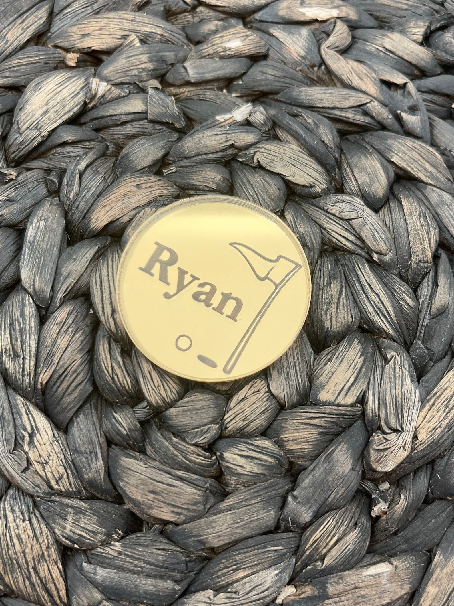 Golf Ball Marker, Engraved Personalized Ball Maker, Gifts for Golfer - Etsy