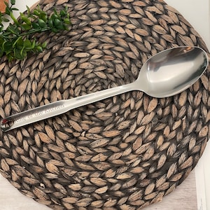 Engraved Stainless Steel Serving Spoon - Personalized Spoon - Cooking ...