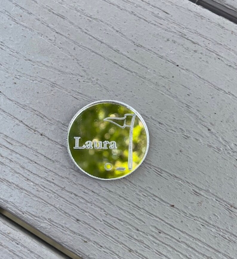 Golf Ball Marker, Engraved Personalized Ball Maker, Gifts for Golfer - Etsy