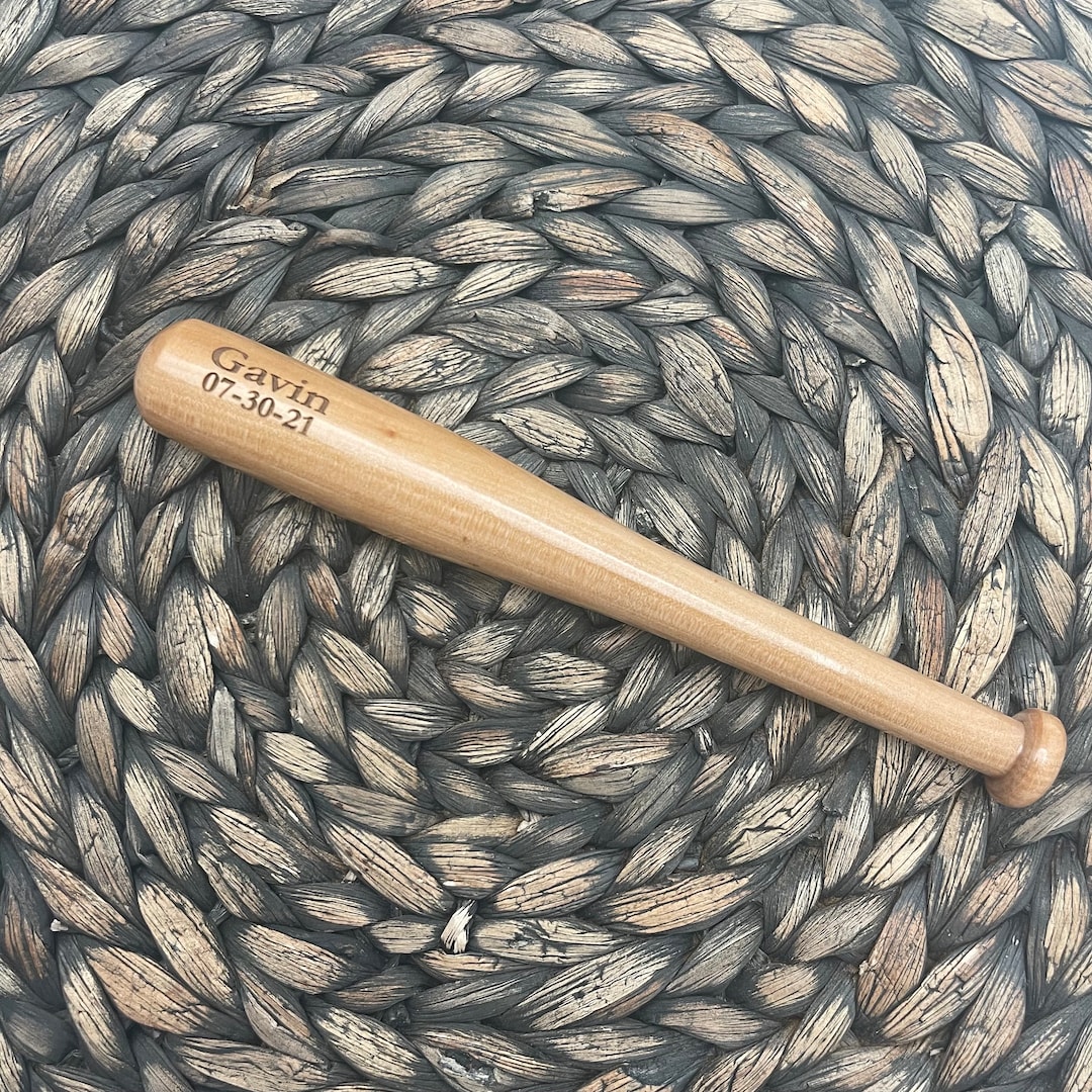 Personalized Mini Baseball Bat - Engraved Souvenir Bat (7.25") - Etsy
