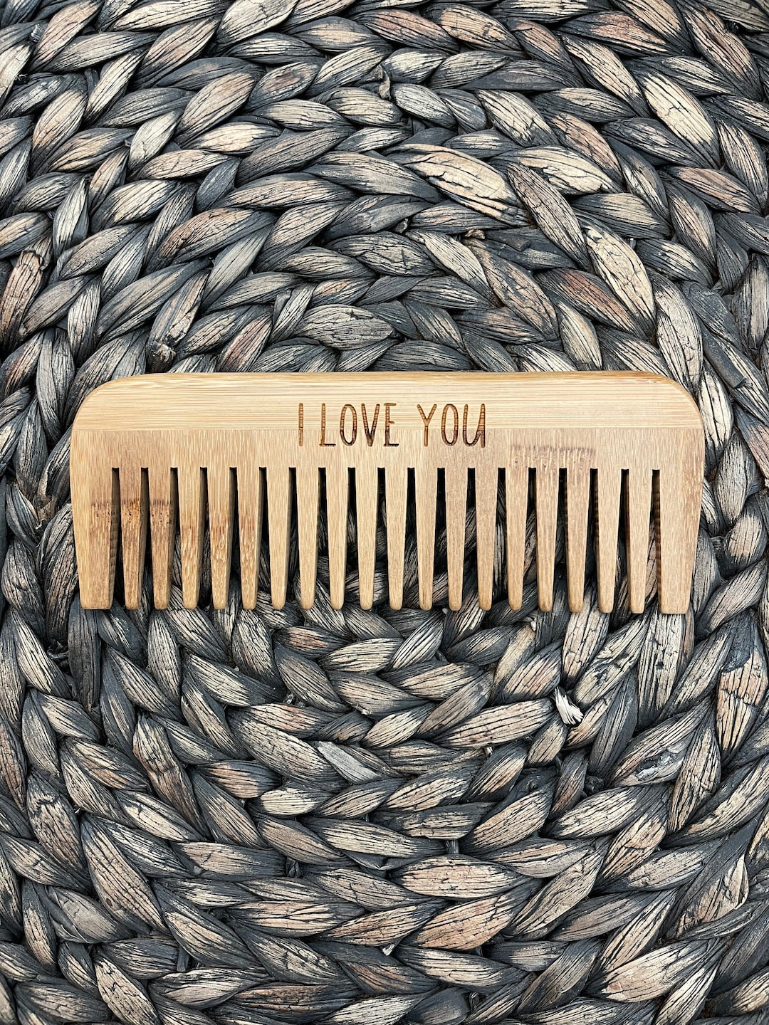 Bamboo Comb - Wood Comb - Engraved Comb - Monogrammed Comb - Etsy