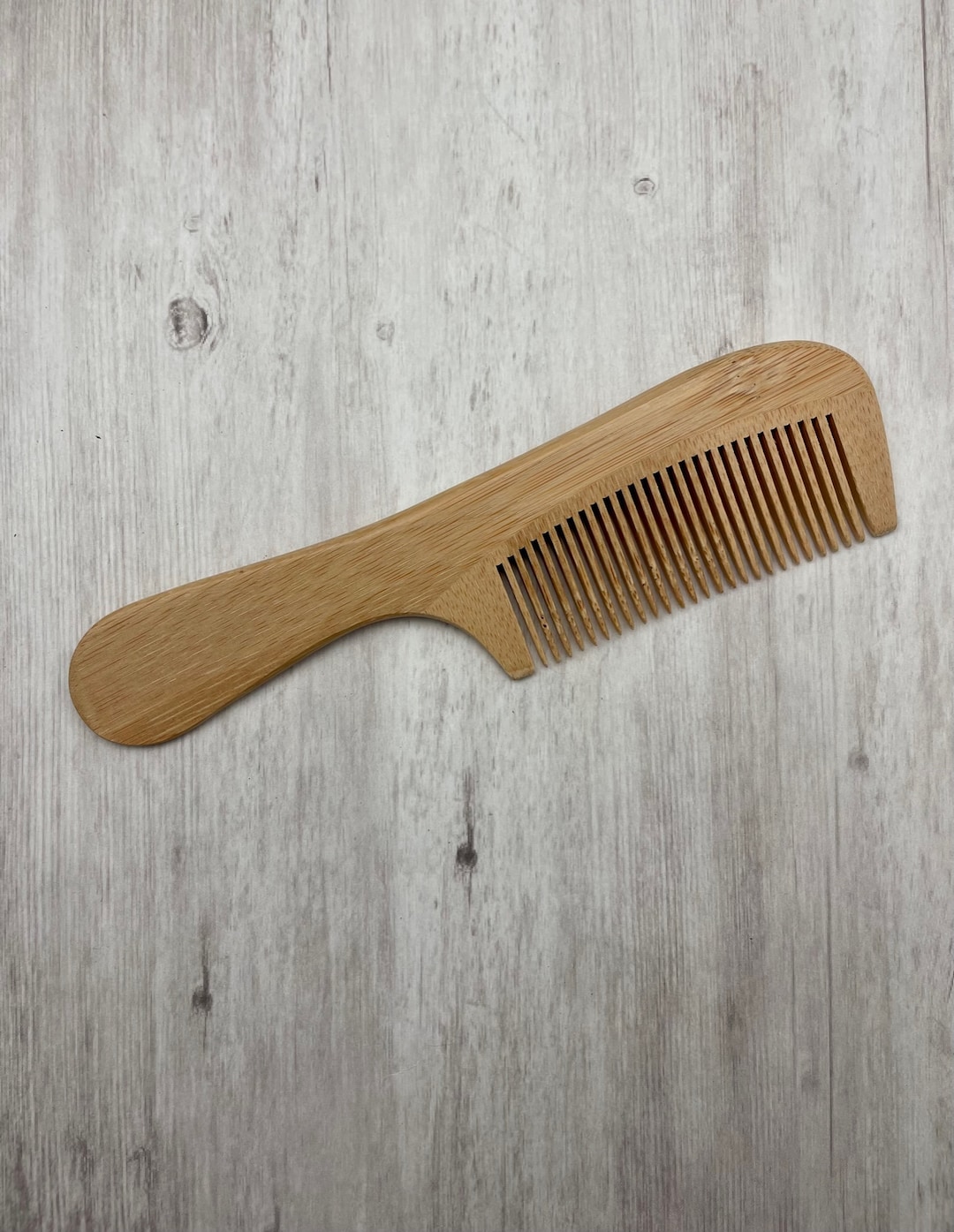 Blank Comb With Handle - Bamboo Comb - Wood Comb - Etsy