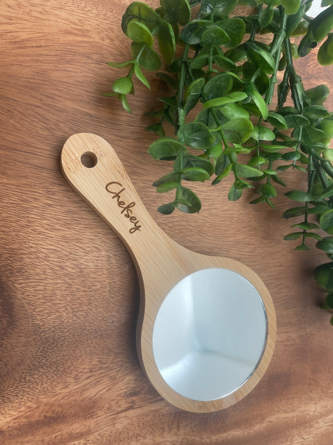 Engraved Hand Mirror, Personalized Wooden Mirror - Etsy