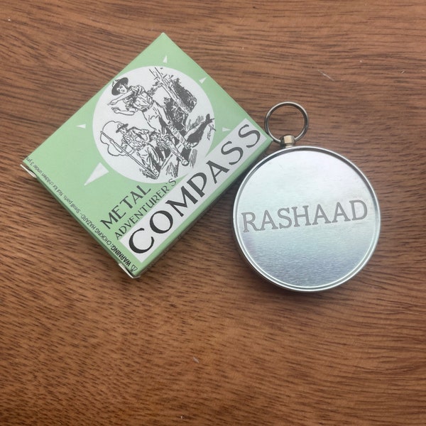 Engraved Compass - Etsy