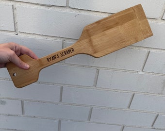 Personalized Cedar BBQ Grill Scraper: Grill Accessories - Etsy