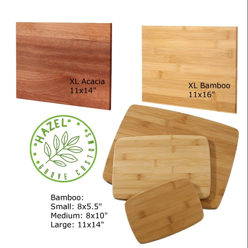 Personalized Coordinate Bamboo Cutting Board: Custom Engraved Gift ...