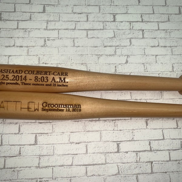 Mini Baseball Bat - Etsy