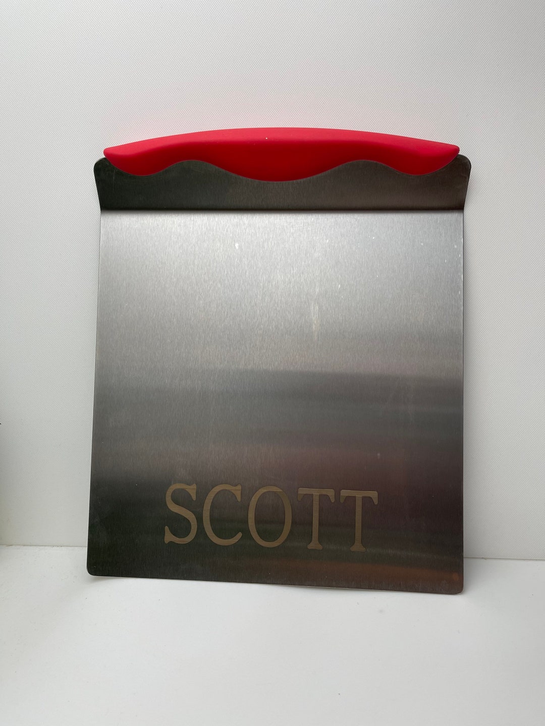 Personalized Stainless Steel Cake Scraper, Baking Giant Layer Cake ...