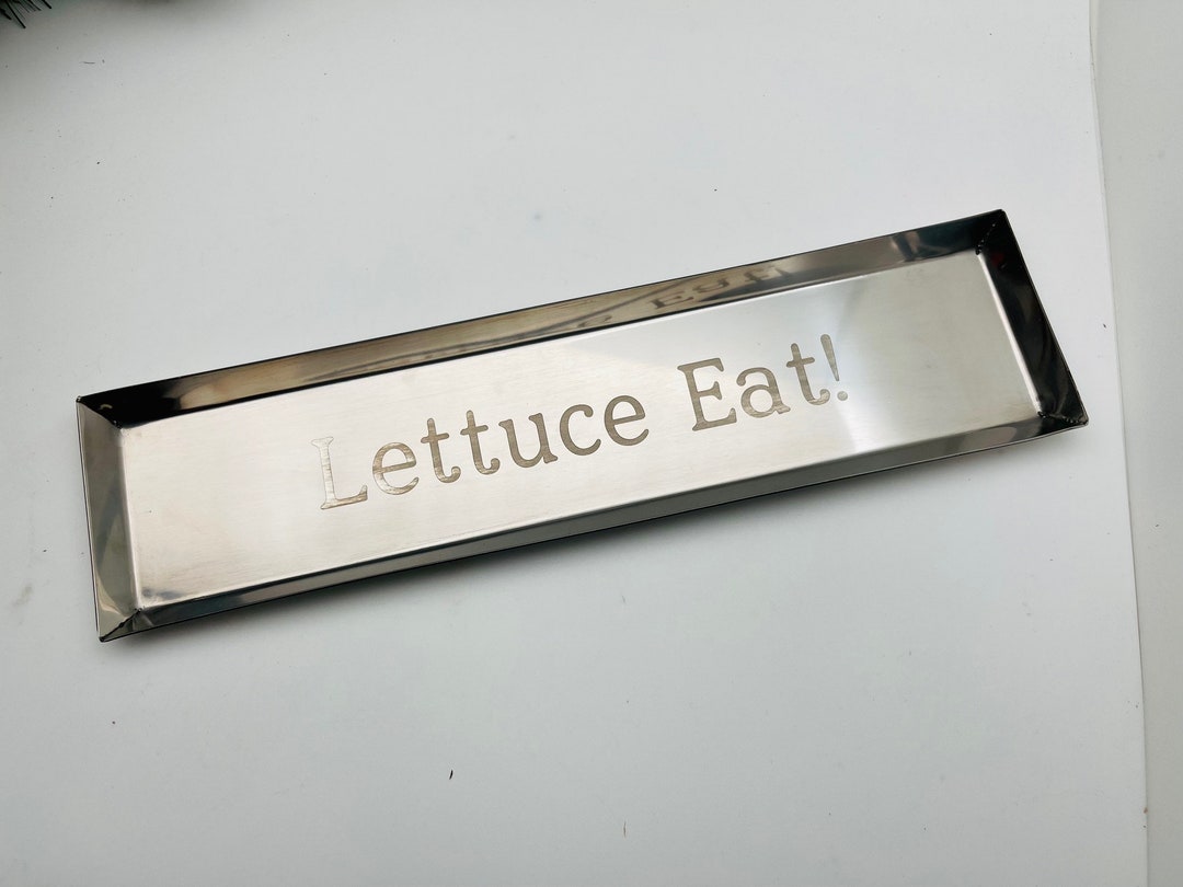 Personalized Stainless Steel Tray, Custom Serving Tray, Appetizer Tray ...
