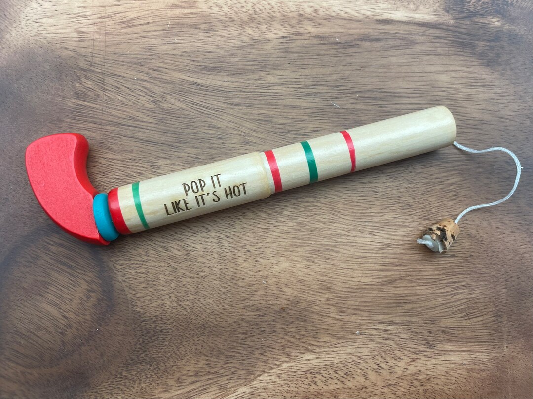 Personalized Toy Popper - Engraved Toy Popper - Kids Wooden Popper - Etsy