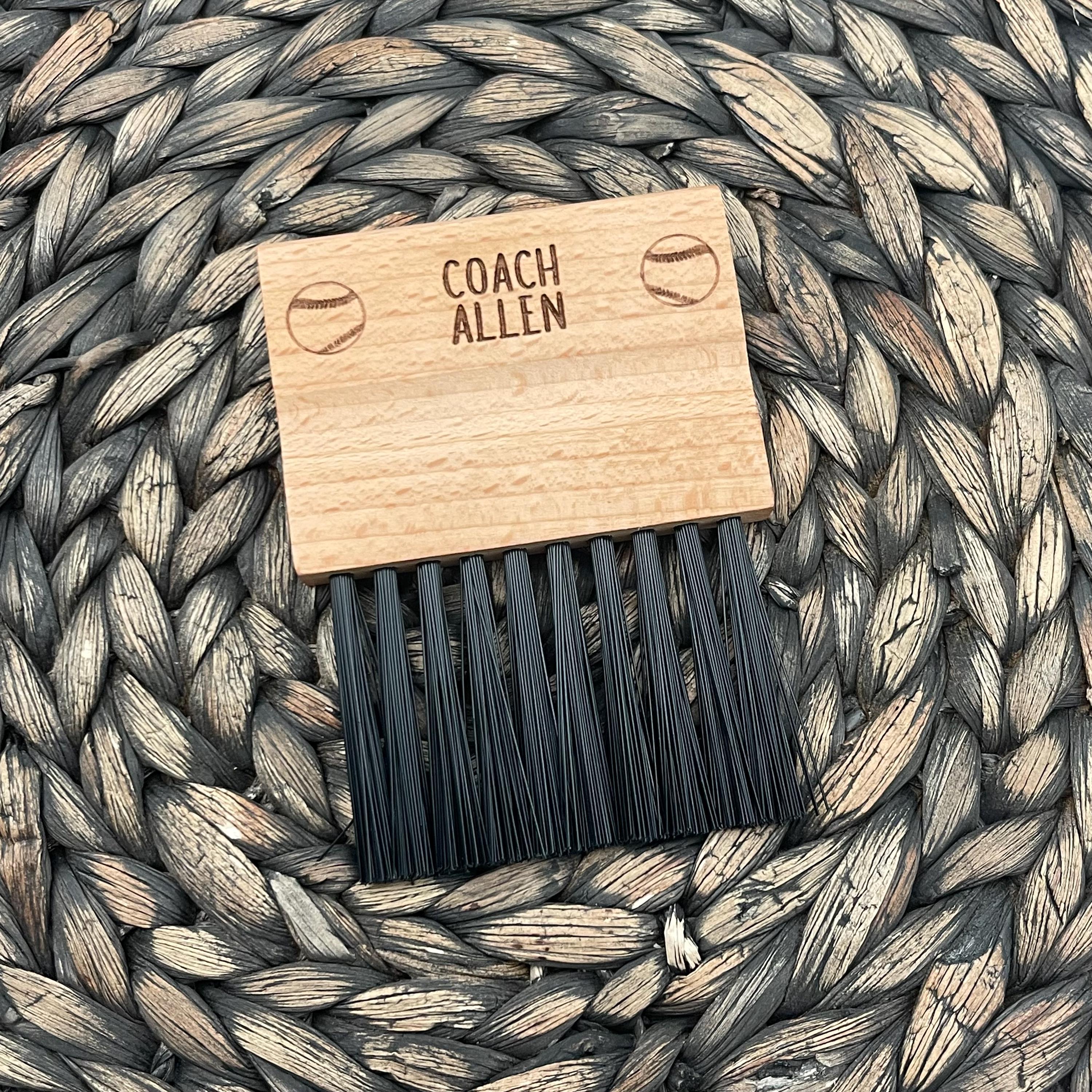 Engraved Base Brush, Personalized Baseball Umpire Brush, Baseball Plate ...