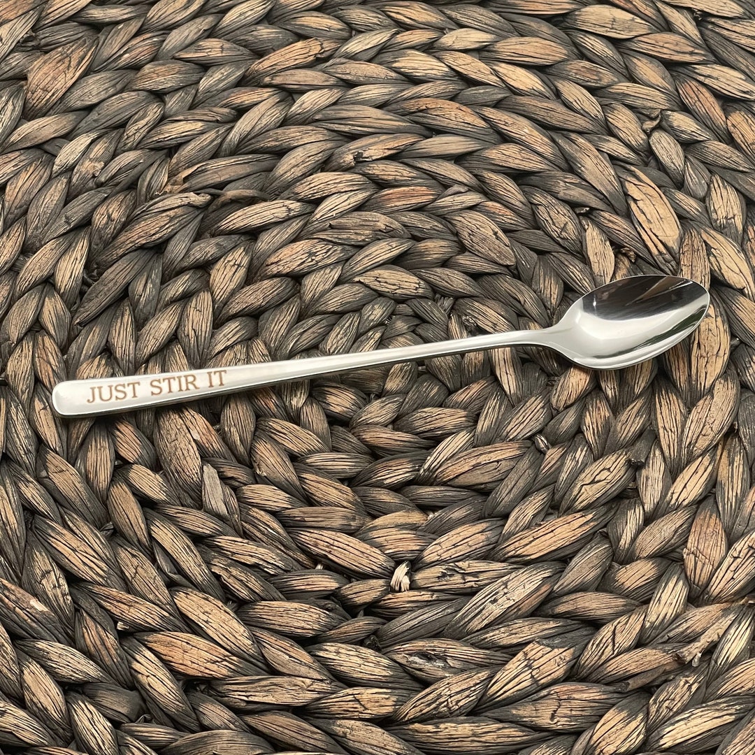 Engraved Tea Spoon Personalized Tea Spoon Tea Drinker Gift - Etsy
