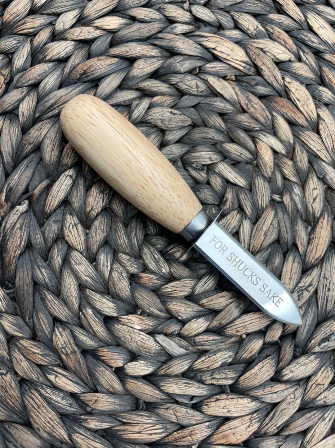 Metal Engraved Blade Oyster Shucker, Personalized Oyster Shucker ...