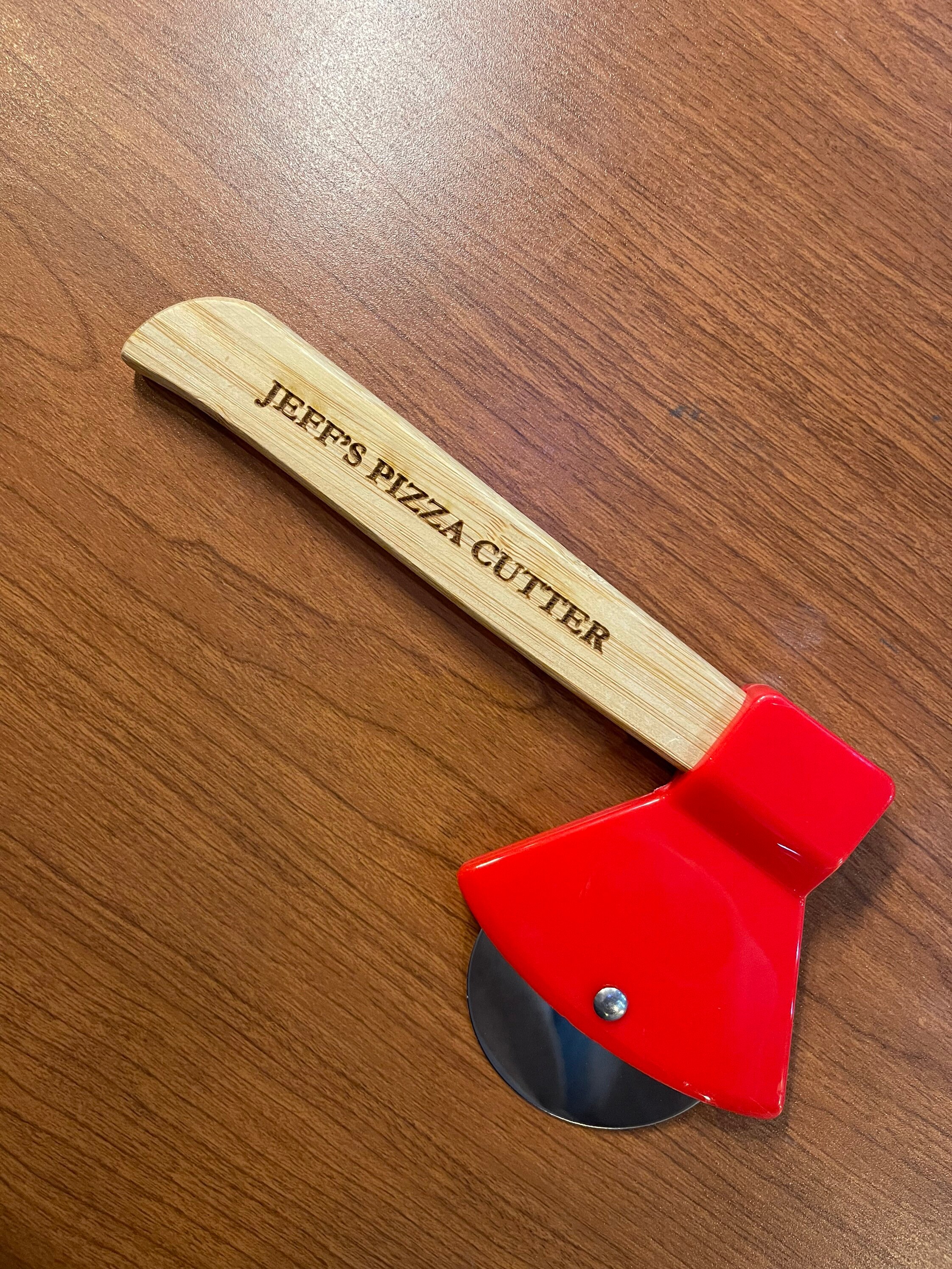 Custom Axe Pizza Cutter Engraved Axe Pizza Slicer Tomato | Etsy