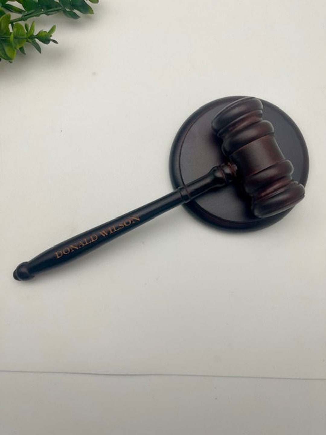 Personalized Gavel, Engraved Wooden Gavel, Judge Gift - Etsy