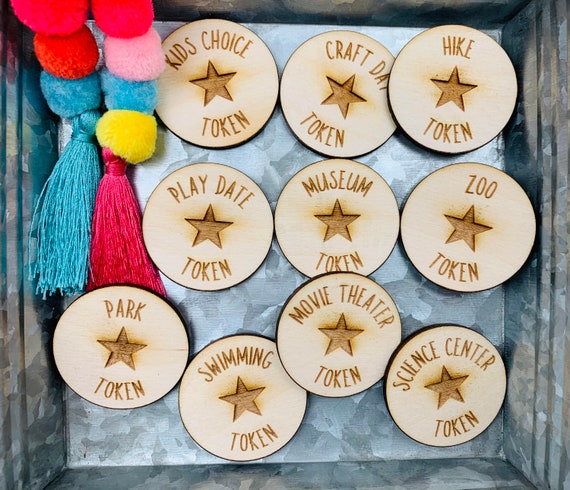 Summer Break Tokens Kids Summer Tokens | Etsy