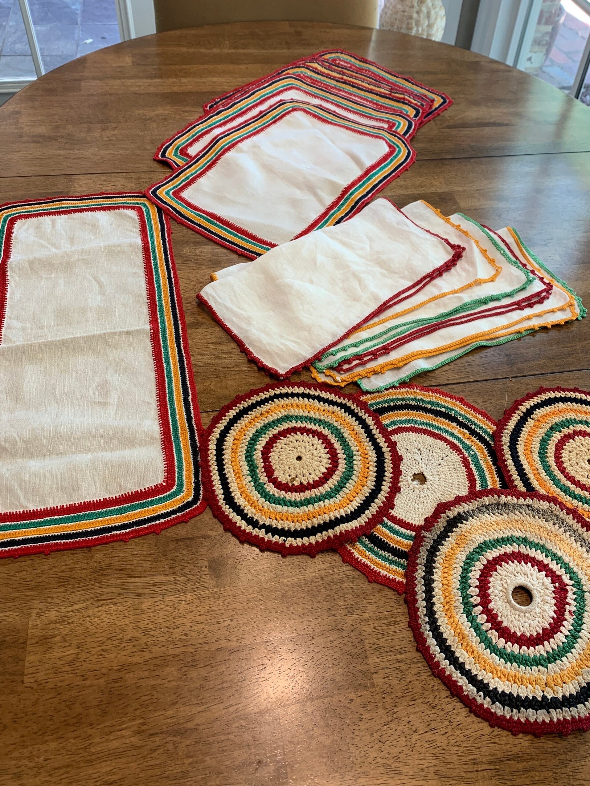 Colorful Mexican Style Linens 6 Settings - Etsy