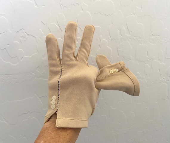 Wristlet gloves vintage 1950s - Gem