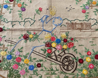 Vintage Embroidery Art - Etsy
