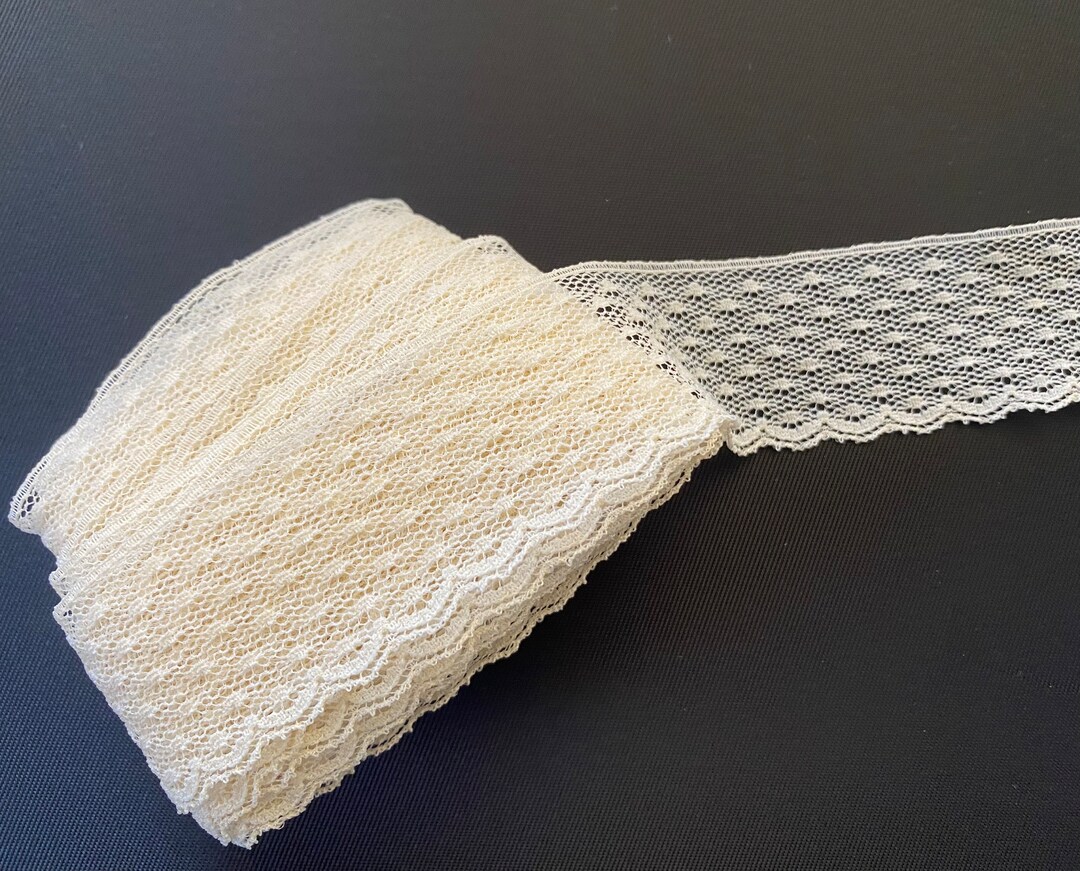 Antique Net Lace Edge Trim Edwardian 1910s Sewing Supply 9 - Etsy