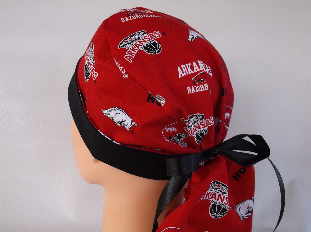 Razorback Ponytail Womens Lined Surgical Scrub Cap, Nurse Surgical ...