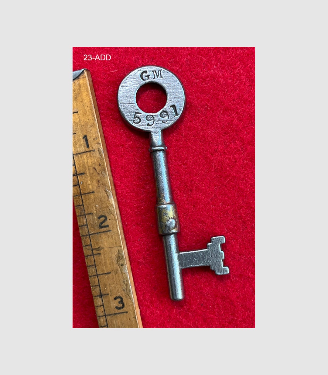 Asylum Skeleton Key Genuine 1800's English Hospital Institution Key ...
