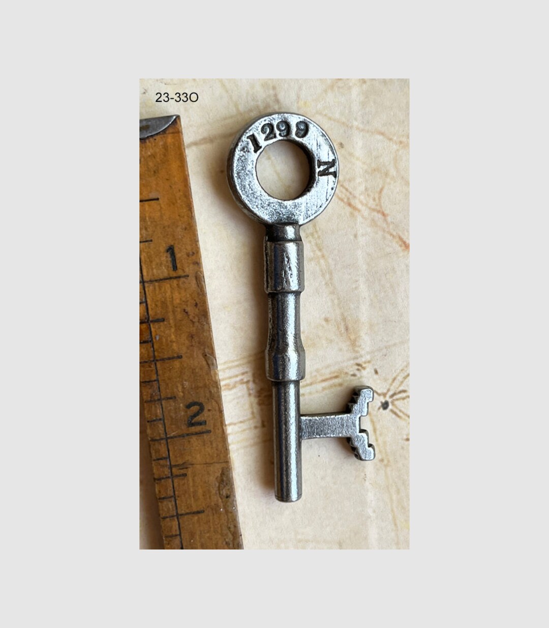 Asylum Skeleton Key - Genuine 1800's English Hospital Institution Key ...