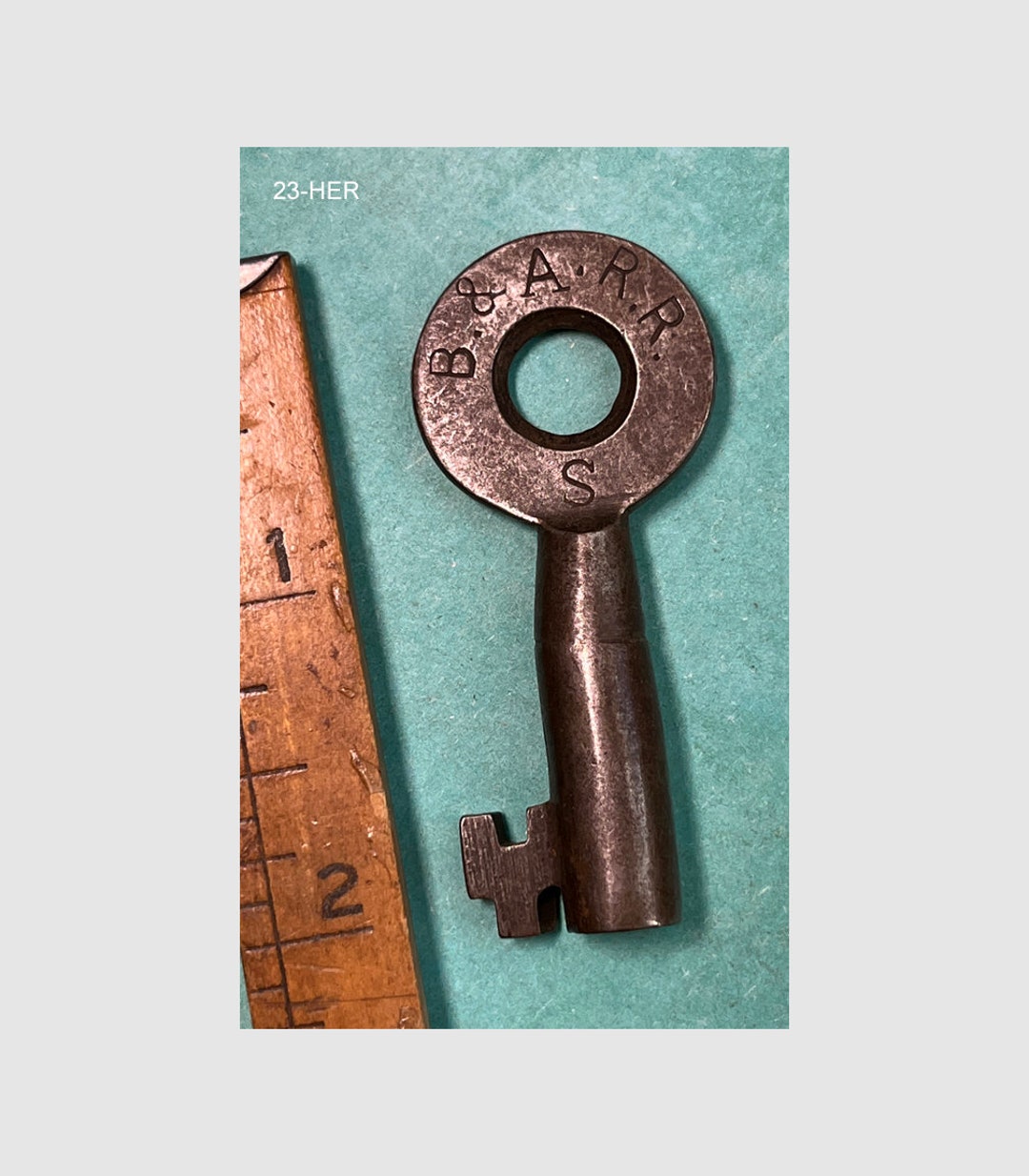 Skeleton Key Rare Steel Bangor & Aroostook Railroad Antique Train ...