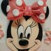 Fondant Topper, Mini Mouse Inspired Cake Topper - Etsy