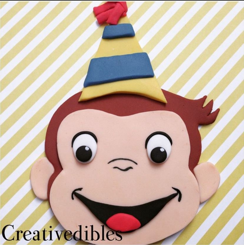 Curious George Train Cake Topper