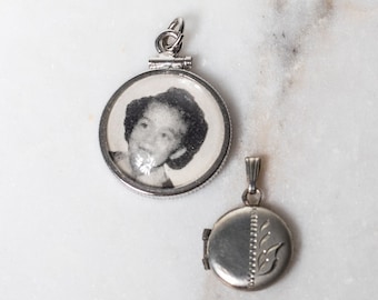 Baby Photo Locket Necklace - Etsy