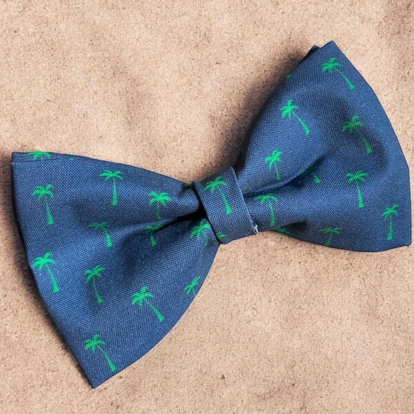 Palm Tree Bow Tie - Etsy