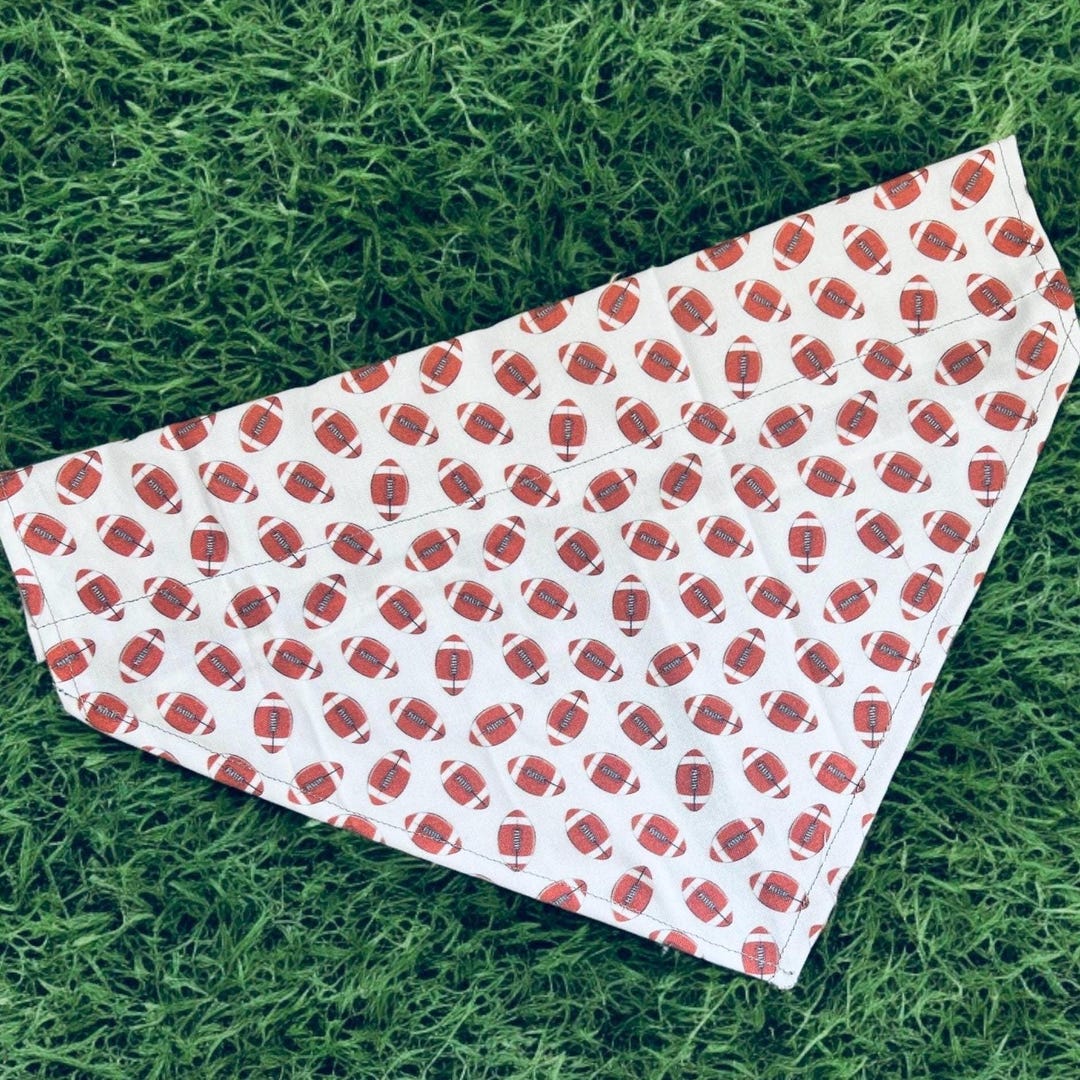 Football Dog Bandana | Game Day Bandana | Sunday Football , Handmade in ...
