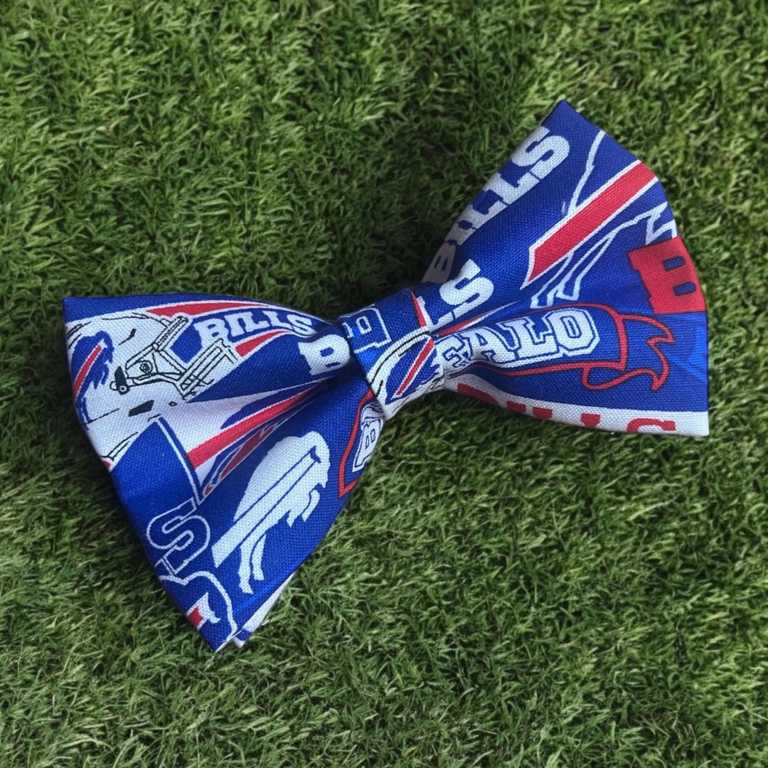 Buffalo Bills Dog Bow Tie, Bills Mafia Bow Tie, Dog Collar Bills ...