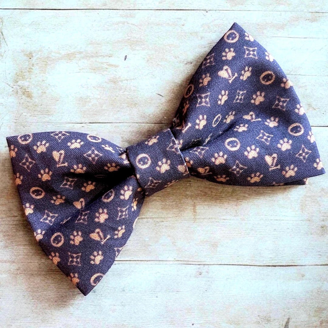 Chewy Vuitton Dog Bow Tie & Cat Bow Tie Luxury Inspired Bow Tie ...