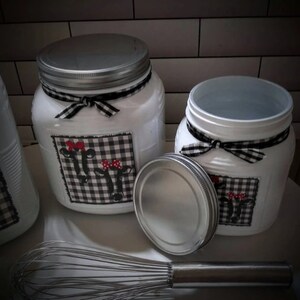 Rustic Buffalo Check Cow Kitchen Canisters Kitchen Canister - Etsy