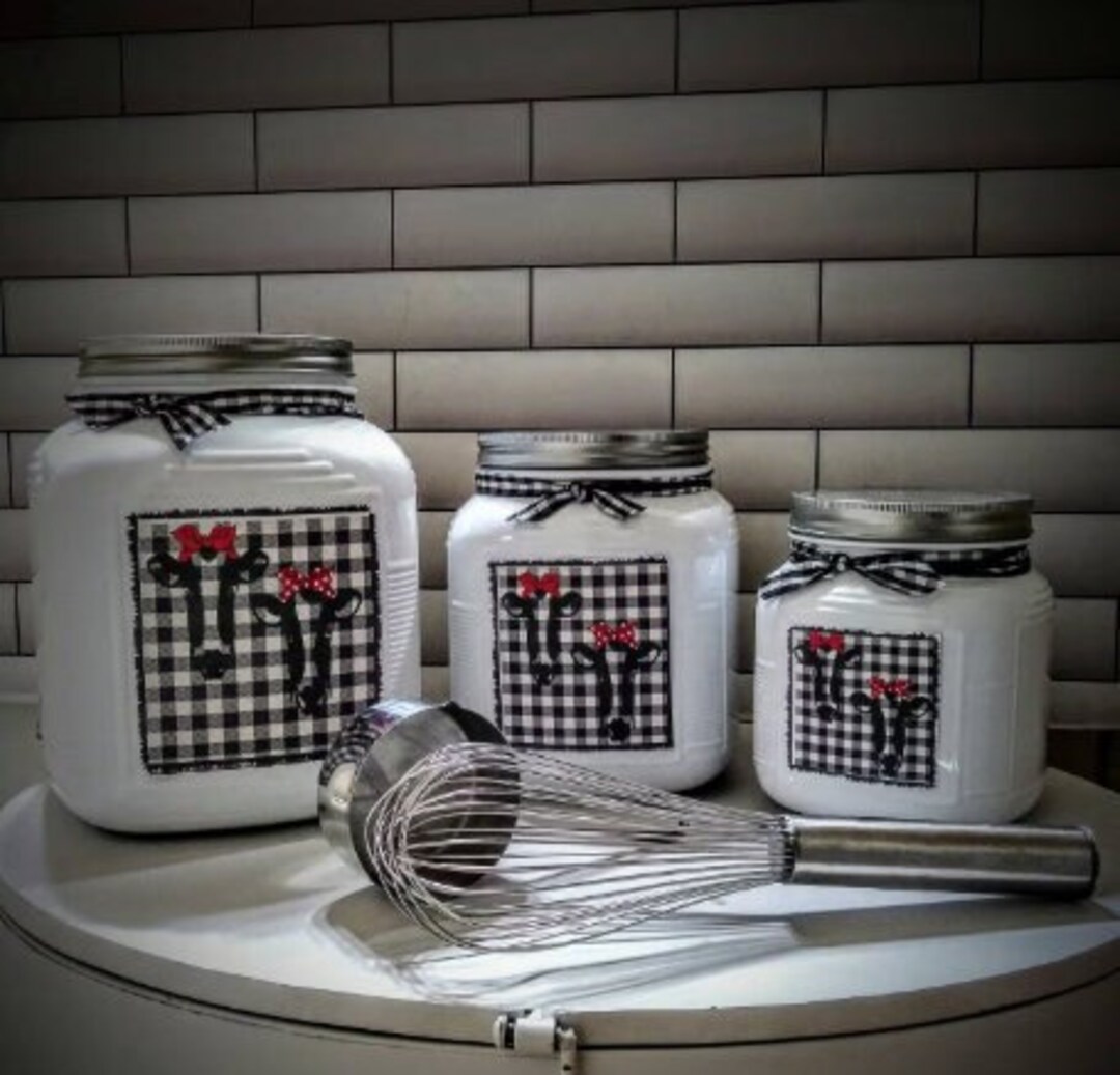Rustic Buffalo Check Cow Kitchen Canisters Kitchen Canister - Etsy
