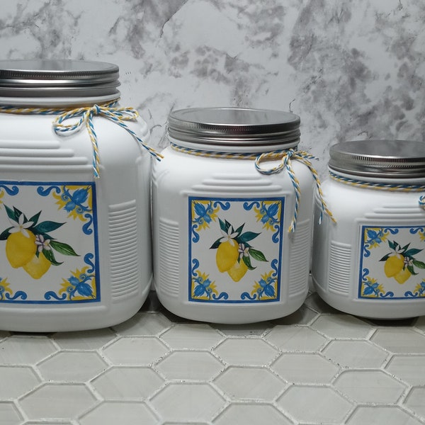 Kitchen Canister Set - Etsy