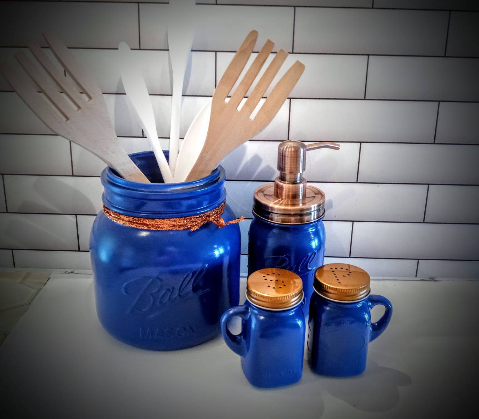 Cobalt Blue Kitchen Accessories