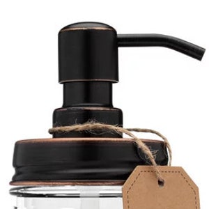 4 Piece Rustic Aqua Blue Mason Jar Bathroom Set/ With Glass Knob/ Boho ...