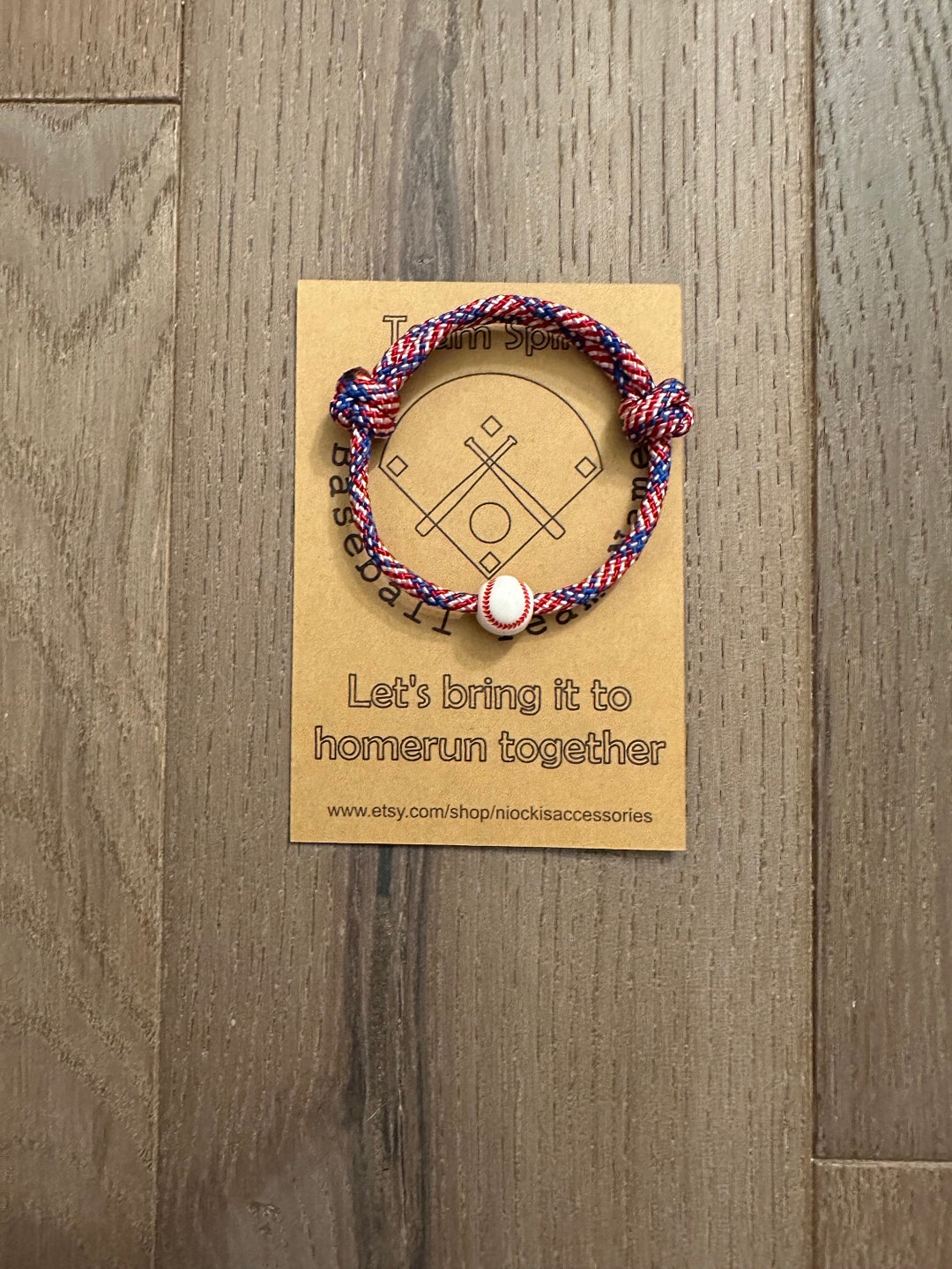 Personalized Baseball Charm Bracelet, Sports Team Gift for Boys ...
