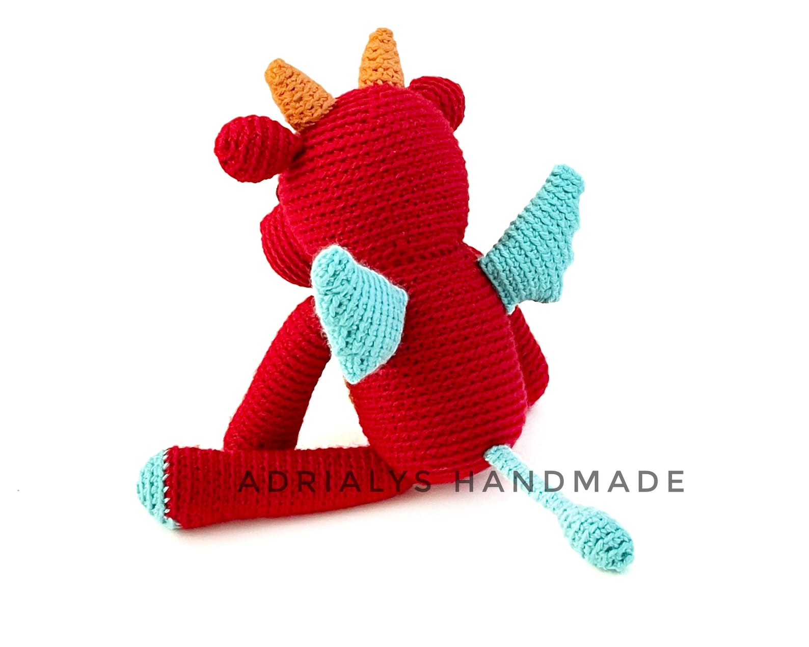 Crochet Red Dragon Dragon Amigurumi Crochet Animals Crochet | Etsy