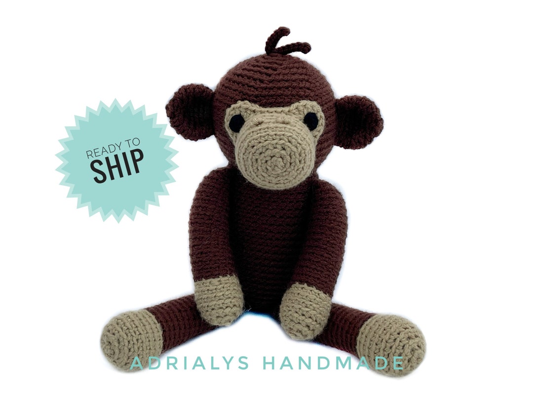 Crochet Monkey Monkey Amigurumi, Crochet Animals, Crochet Toy, Monkey ...