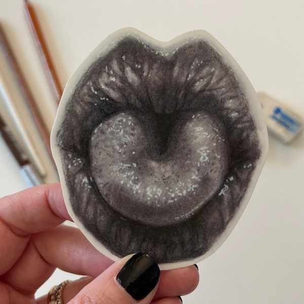 Realistic Mouth Art - Etsy