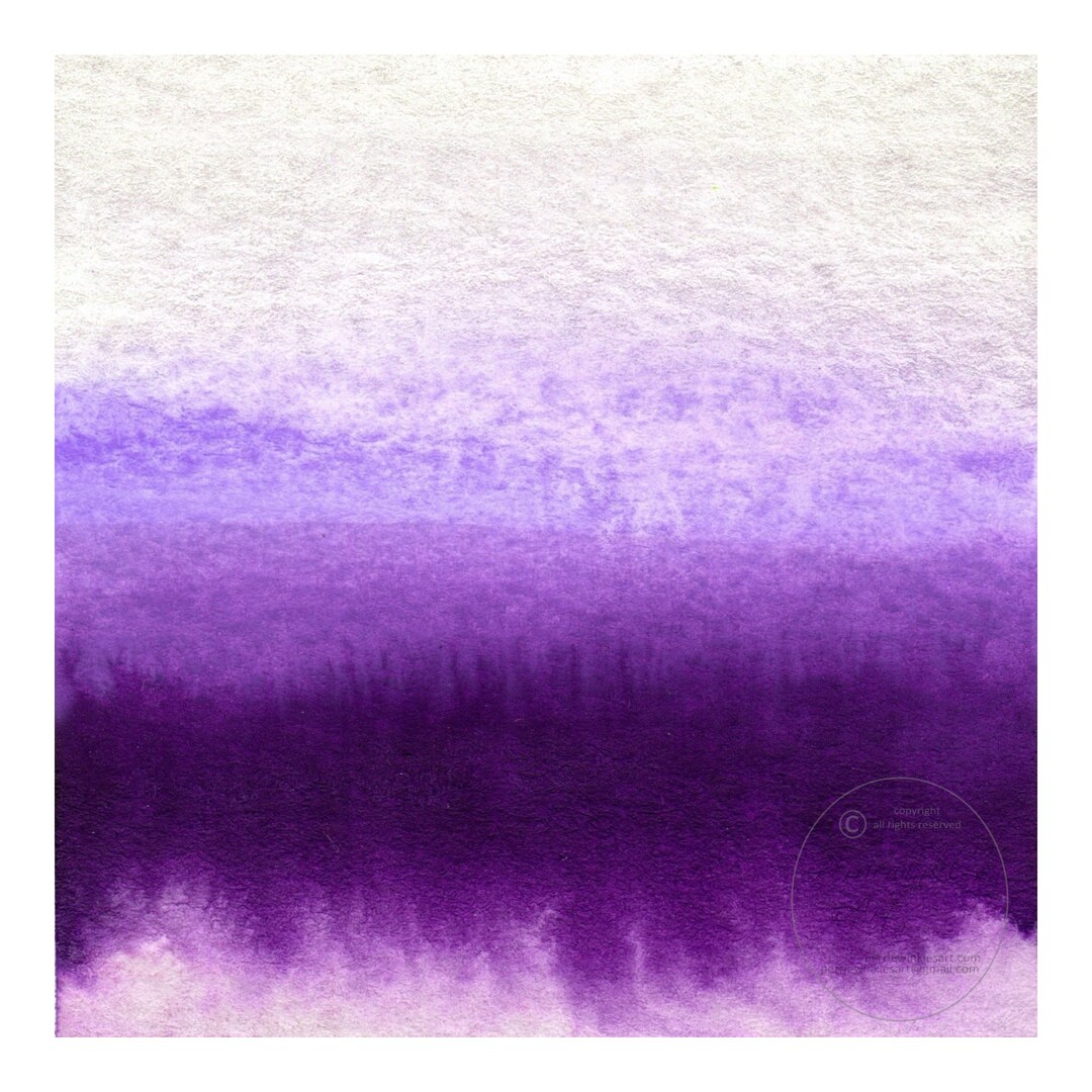Abstract Square Watercolor Mixed Media Colorful Organic Expressive Fine ...