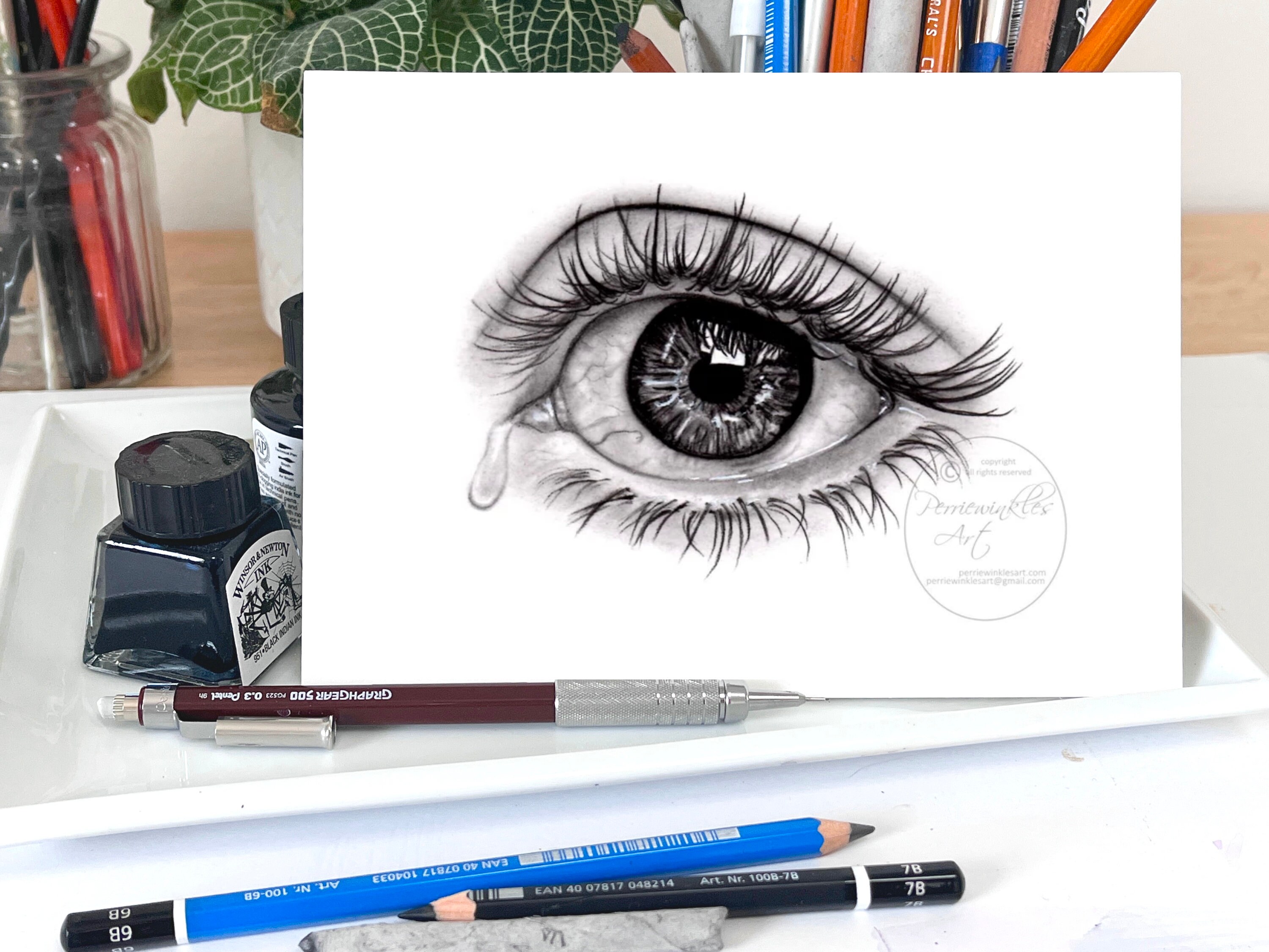 Eye Drawing Eye Print Fine Art Print Hyperrealistic Art - Etsy