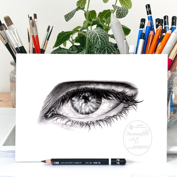 Eye Drawing - Etsy